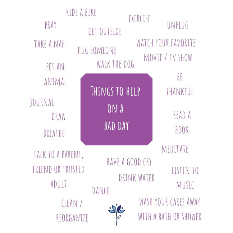 Things to Help on a Bad Day – Bleuet