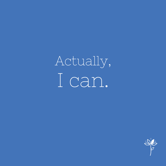 Actually, I CAN – Bleuet